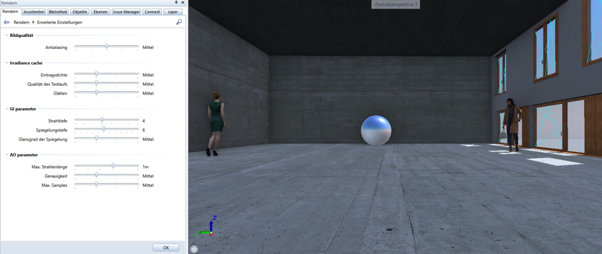 Innenraum Rendering mit Allplan 2022 - Handelsvertretung Allplan ...