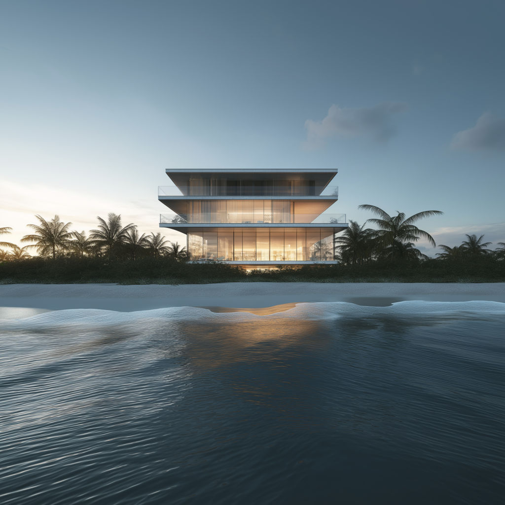 KI Visuals Architecture Sandy Island - Handelsvertretung Allplan ...